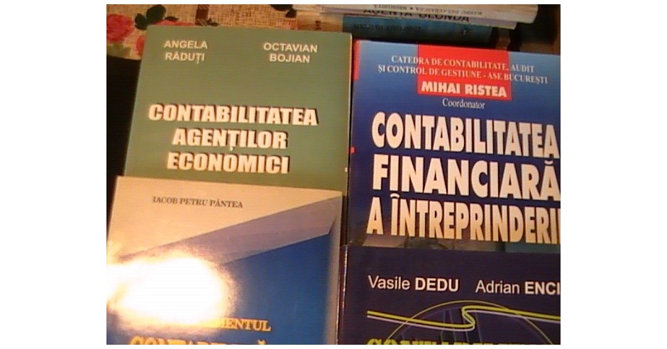 6 TITLURI DIFERITE CARTI CONTABILITATE-EDITURA ECONOMICA- | arhiva ...