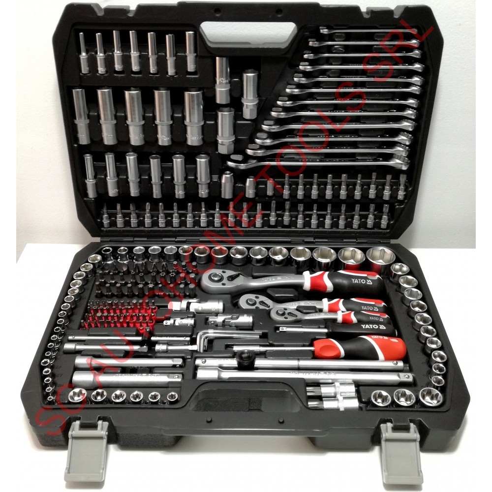 Trusa Scule-YATO YT38841-Chei/Tubulare/Combinate/Torx/Clichet-216PCS ...