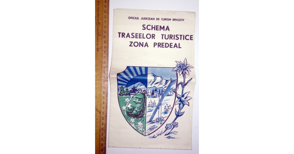 SCHEMA TRASEELOR TURISTICE DIN PREDEAL + HARTA | Okazii.ro
