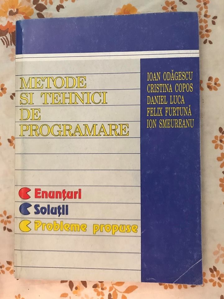 Metode si tehnici de programare I. Odagescu | arhiva Okazii.ro