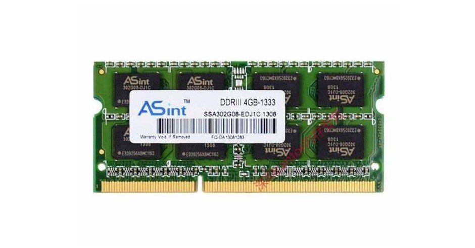 Memorie ram laptop Sodimm ASINT 4Gb DDR3 1333Mhz PC3-10600, 1.5V ...