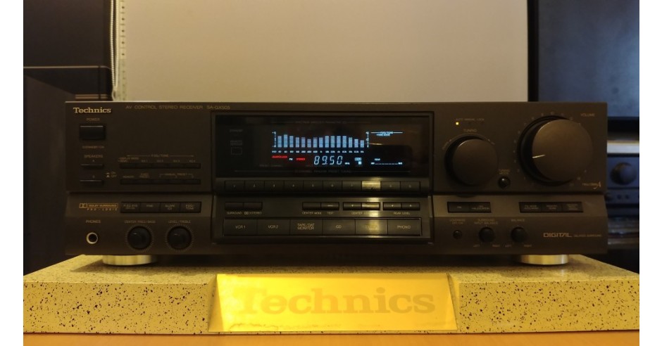 Amplituner Technics SA-GX505 spectrum analyzer, loudness, telecomanda ...