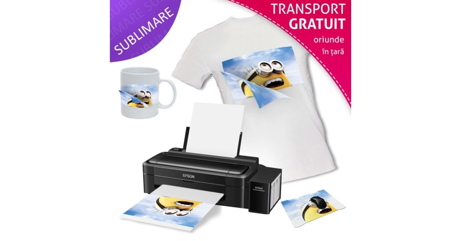 Imprimanta Epson L310 cu CISS integrat si cerneala de sublimare ...