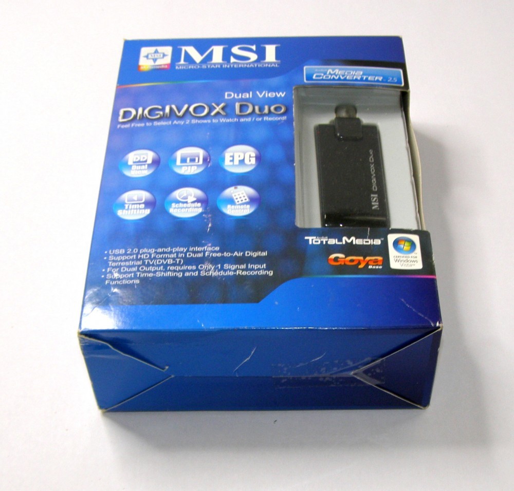MSI DigiVOX Duo DVB-T USB TV tuner (1094) | arhiva Okazii.ro