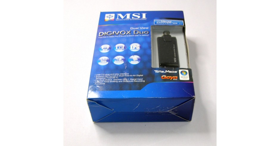 MSI DigiVOX Duo DVB-T USB TV tuner (1094) | arhiva Okazii.ro