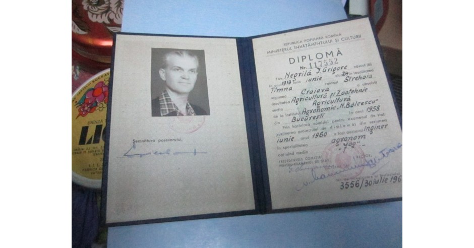 carnet calificare inginer agronom a8 | arhiva Okazii.ro