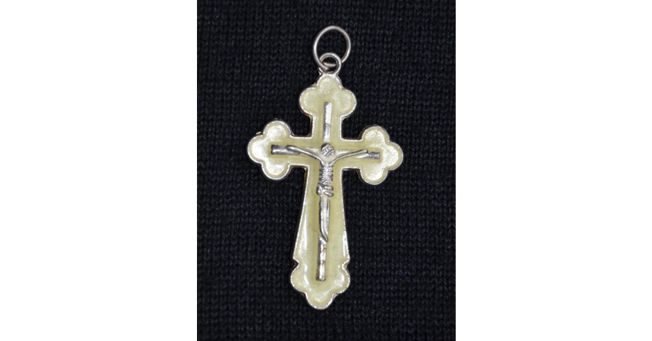 Cruce ortodoxa ruseasca, emailata, deosebita / Cruciulita Rusia cu ...