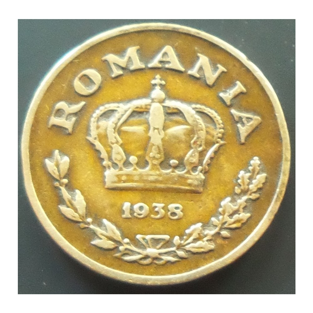 Moneda istorica 1 Leu - ROMANIA, anul 1938 *cod 2567 | arhiva Okazii.ro