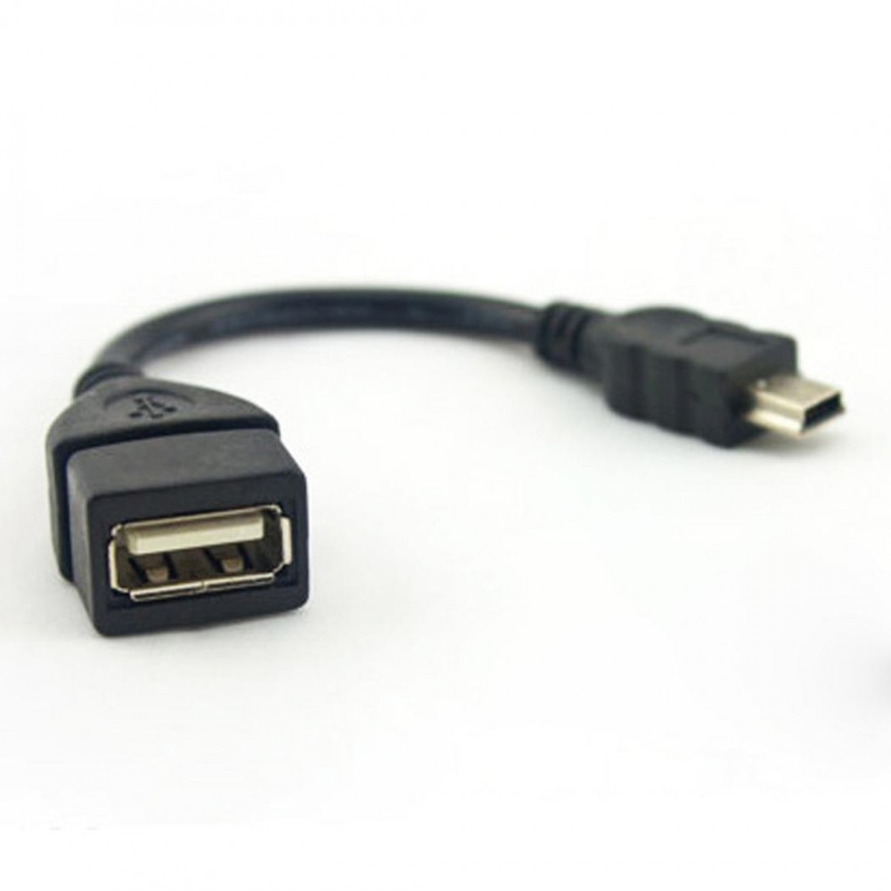 Cablu mini USB tata la USB mama, OTG (atentie, mini USB) potrivit case ...