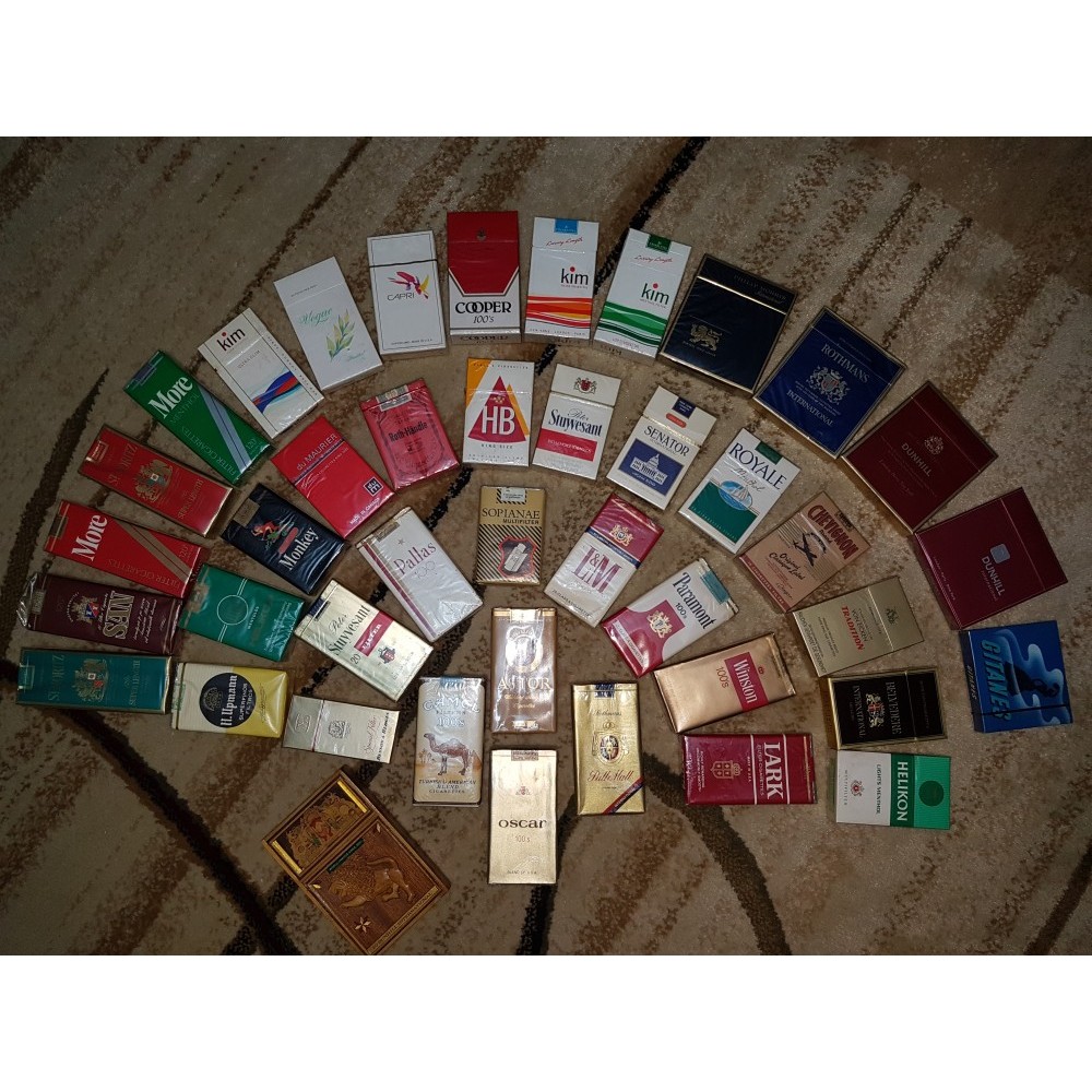 Vand colectie 41 pachete tigari foarte rare | Okazii.ro