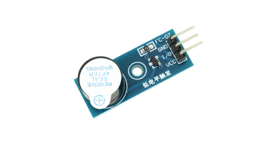 Modul cu Buzzer activ 3.3V - 5V Arduino / PIC / AVR / ARM / STM32 ...