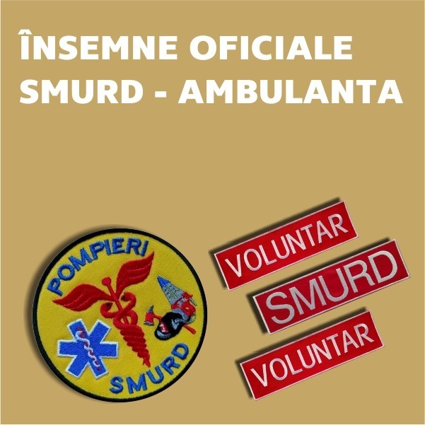 Grade Brodate Smurd Ambulanta, Embleme Brodate Smurd Ambulanta, Petlite ...