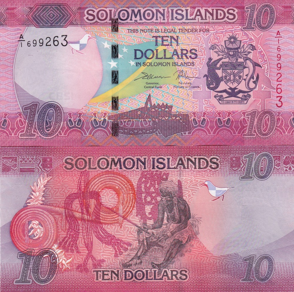 Insulele solomon 10 Dollars 2018 UNC | arhiva Okazii.ro