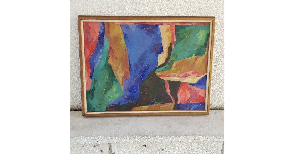 TIBERIU ORVOS-(1944-2012)-PICTOR ROMAN -MEMBRU AL UAP-NOCTURNA -ULEI ...