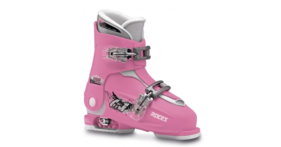 Clapari reglabili copii Roces Idea Up Deep Pink/White 2 clape | arhiva ...