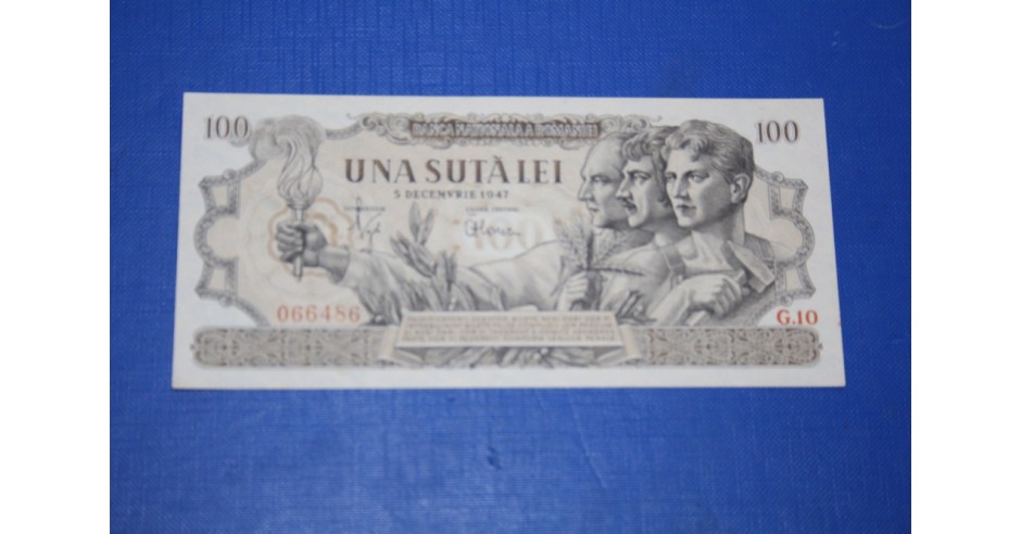 Bancnota 100 lei 5 decemvrie 1947 UNC | arhiva Okazii.ro