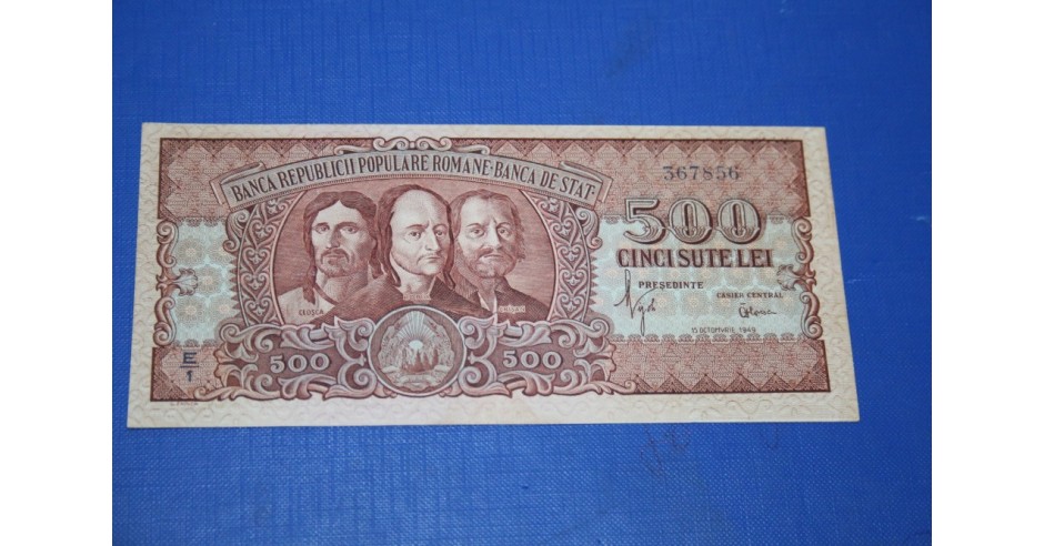 Bancnota 500 lei 1949 XF +++++ | arhiva Okazii.ro