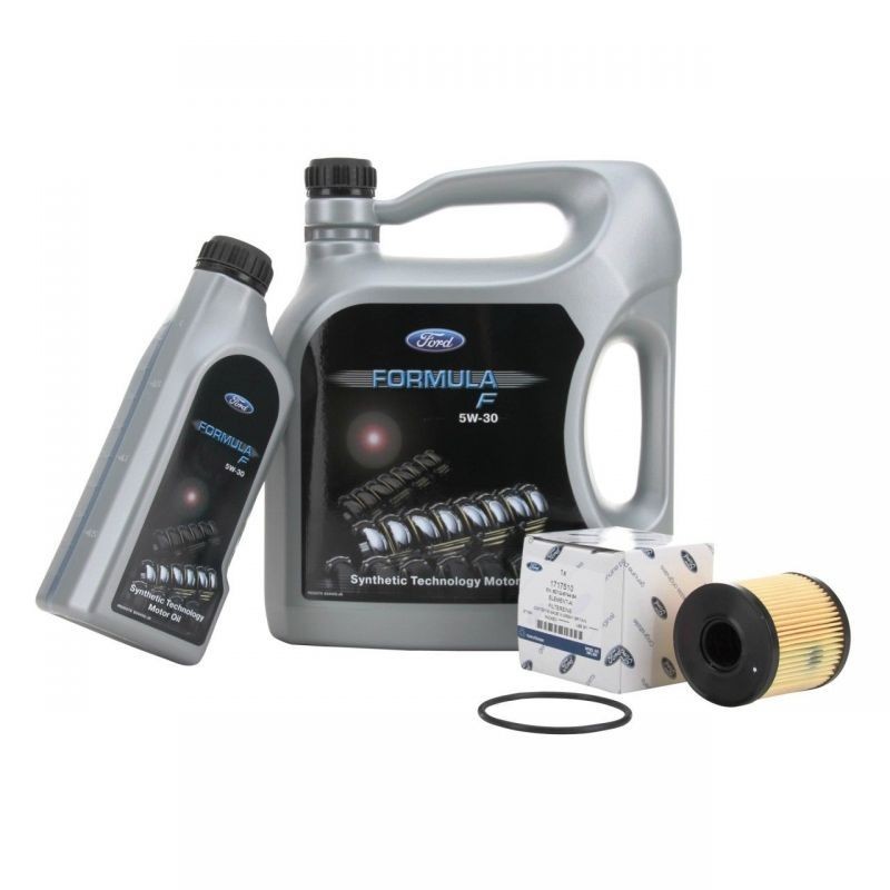 Pachet Revizie Ford Ulei Motor Ford Formula F 5W-30 6L+Filtru Ulei Ford ...