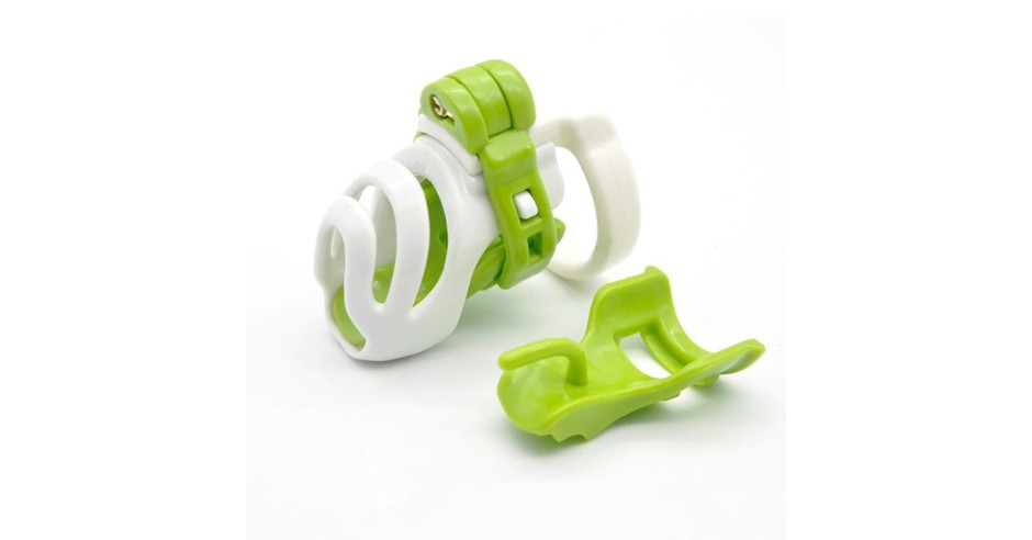 Centura, cusca de castitate compatibila si cu piercing-urile prince ...