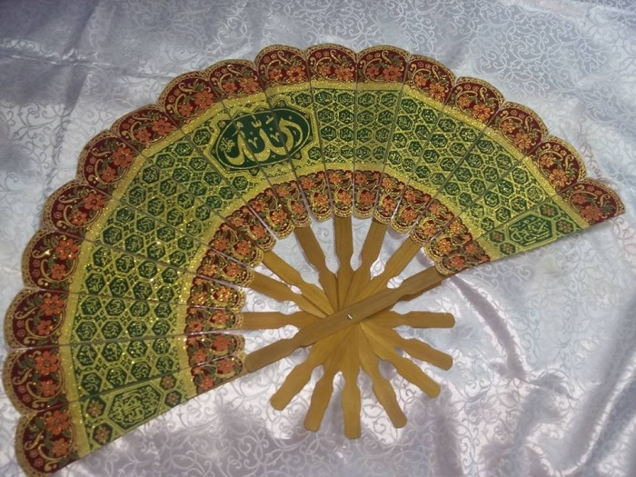 EVANTAI DECORATIV vintage de perete,deschidere ,evantai de colectie,T ...