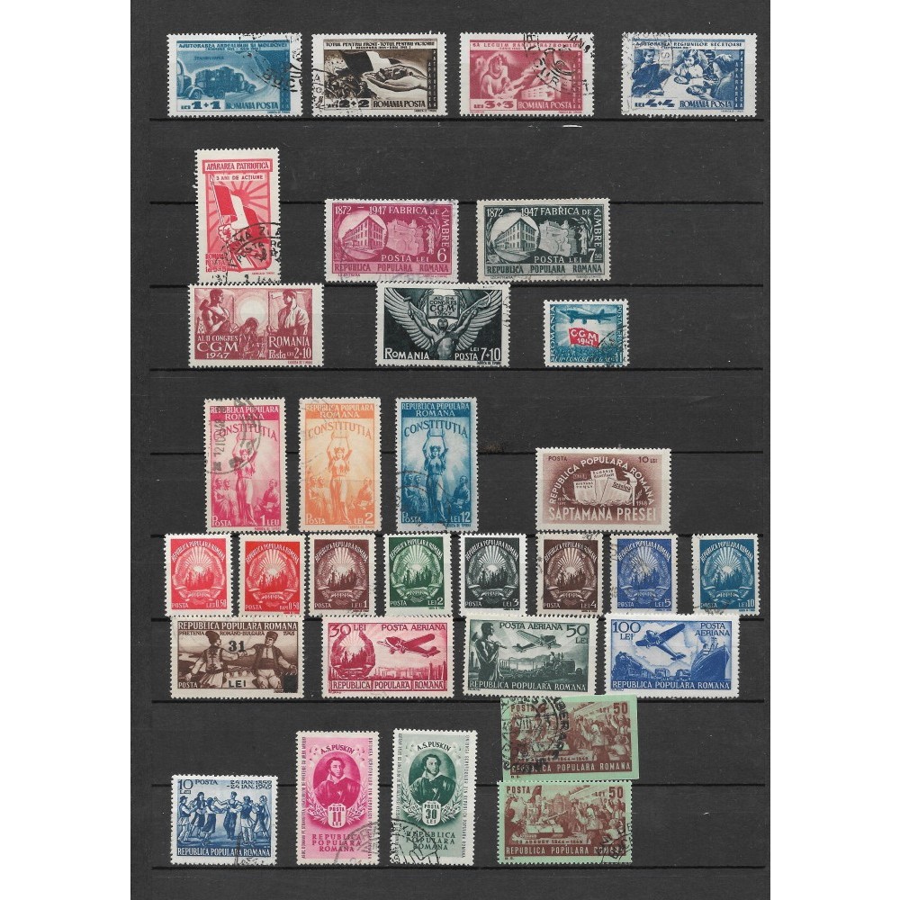 Lot timbre Romania | arhiva Okazii.ro