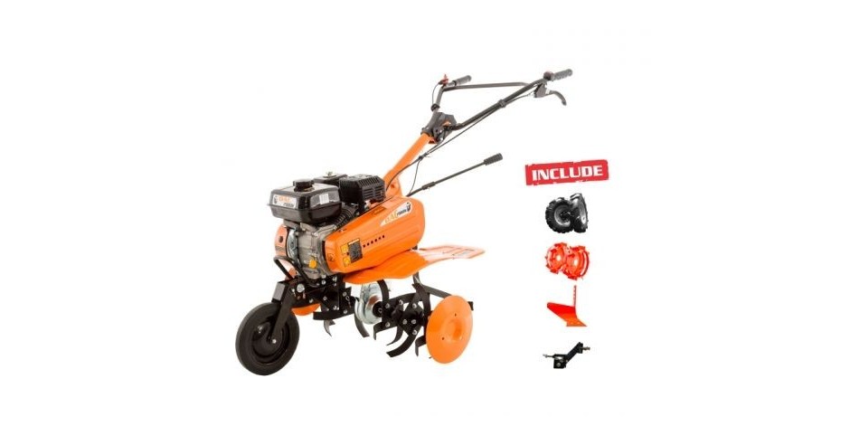 Motosapa RURIS DAC 7000 ACC 2 + roti cauciuc + roti metalice 300 fara ...