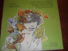 LUCIA OLTEANU - CATE MAI TREC PRIN MINTEA FRUNZELOR ( ilustrata color ...