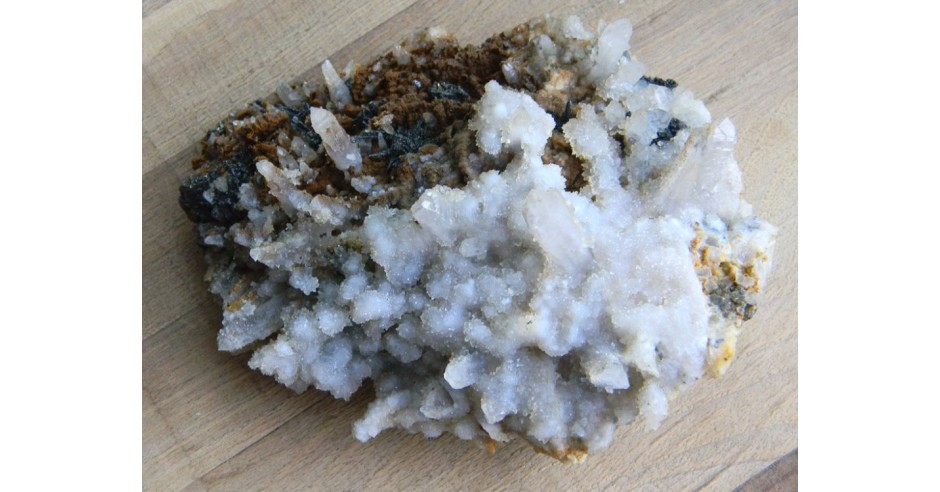 Specimen minerale - CUART, CALCITA, SIDERIT SI STIBINA (B3) | arhiva ...