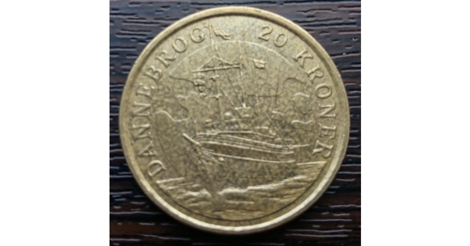 (M742) MONEDA DANEMARCA - 20 KRONER 2008, COMEMORATIVA,SERIA VAPOARE ...