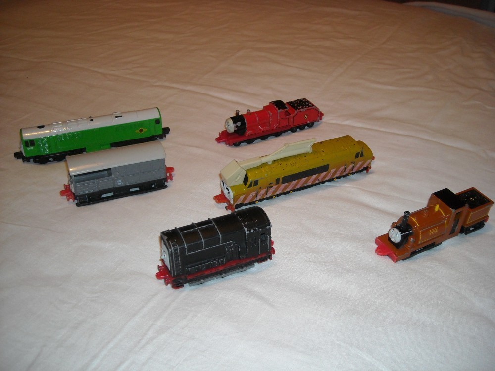 Ertl - Thomas & friends - Locomotivele JAMES, DUKE, BOCO, DIESEL, TOAD ...