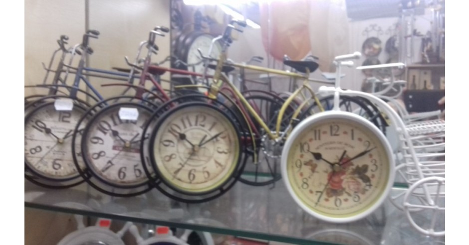 Ceas Bicicleta Retro Vintage Metalic Ceas de birou Ceas de masa ...