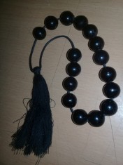 Matanii vintage,negru abanos,matanii cu bile de 1,3 cm,Transport ...