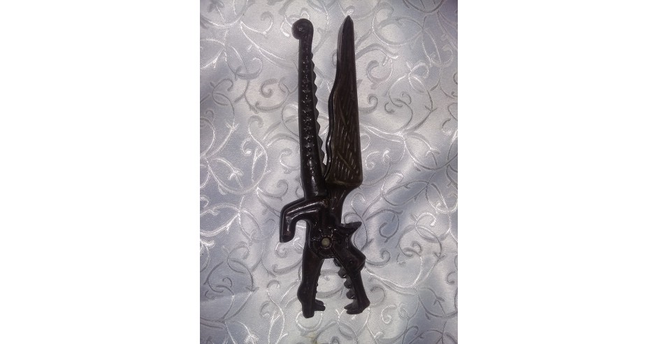 Spargator/CLESTE de nuci Vechi BALAUR/DRAGON Original,Nefolosit,T ...