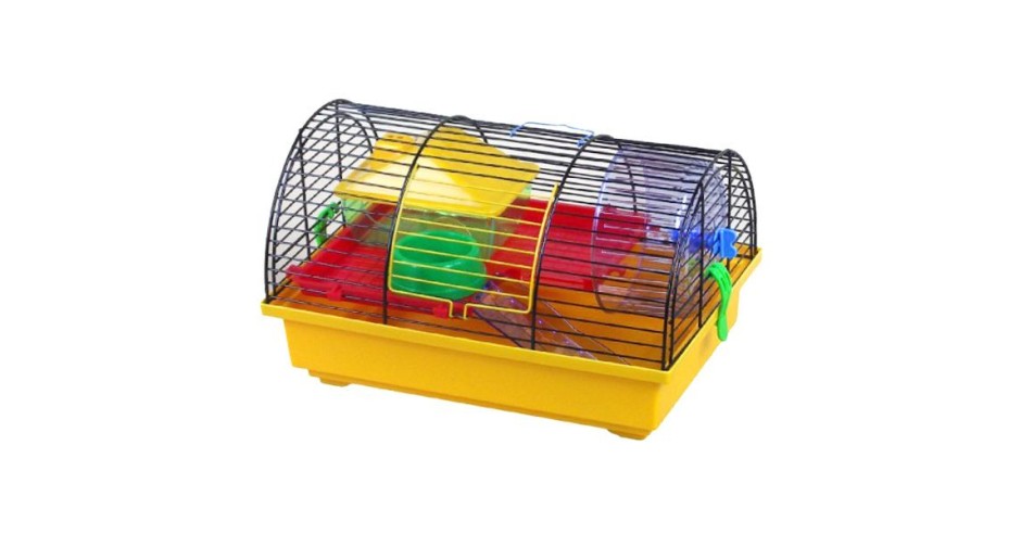 Cusca pentru hamster GRIM I - cu dotari din plastic | arhiva Okazii.ro