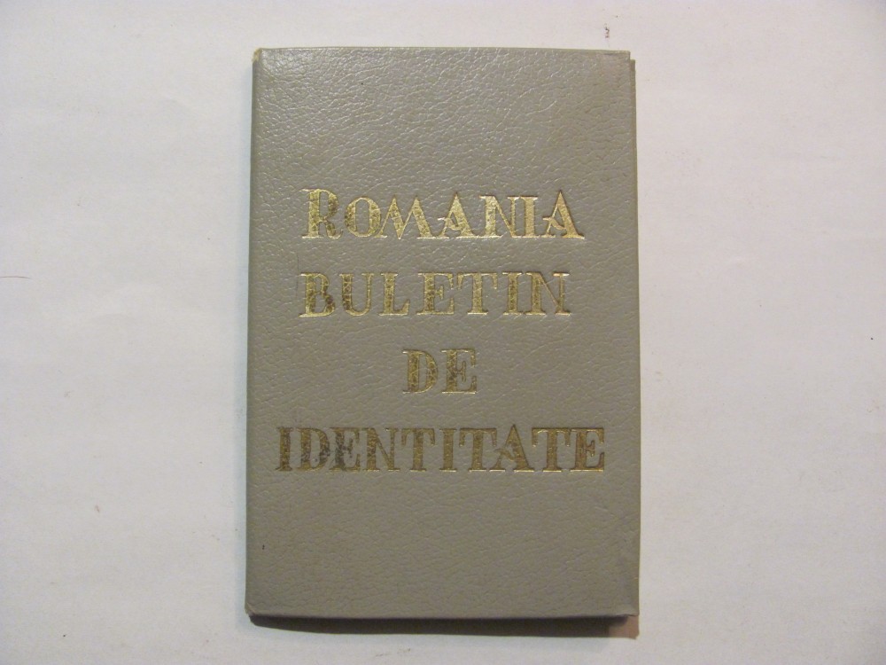 CY - Coperta pentru BULETIN de IDENTITATE Romania (dupa 1990) | arhiva ...