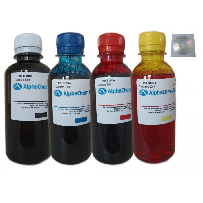 Set Flacon Cerneala AlphaChem Compatibil HP973X, 1x200ml L0S07AE Negru ...