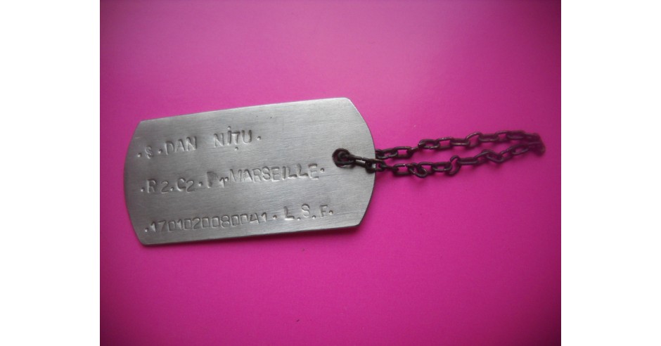 HOPCT PLACUTA /MEDALION LEGIUNEA STRAINA FRANCEZA -MILITAR ROMAN-S DAN ...