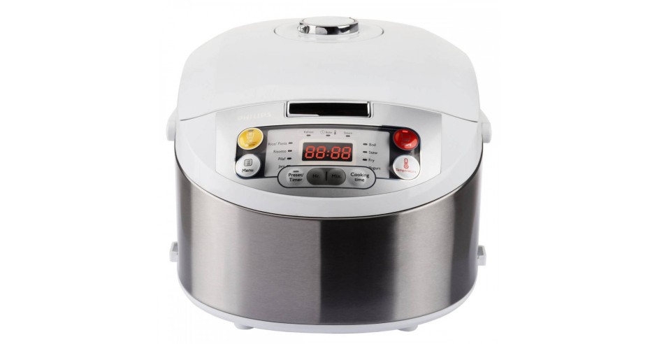Multicooker Philips HD3037/70 Viva Collection 5 litri 980W Alb Argintiu ...