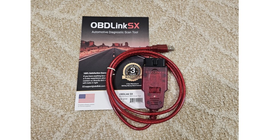 Interfata Diagnoza Auto OBDLink SX USB OBD2 OBDWiz, Tester auto, Compatibil Windows Android ...