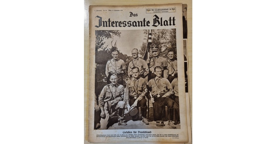 Revista nazista austria 17 noiembrie 1939-foto hitler,kemal ataturk ...