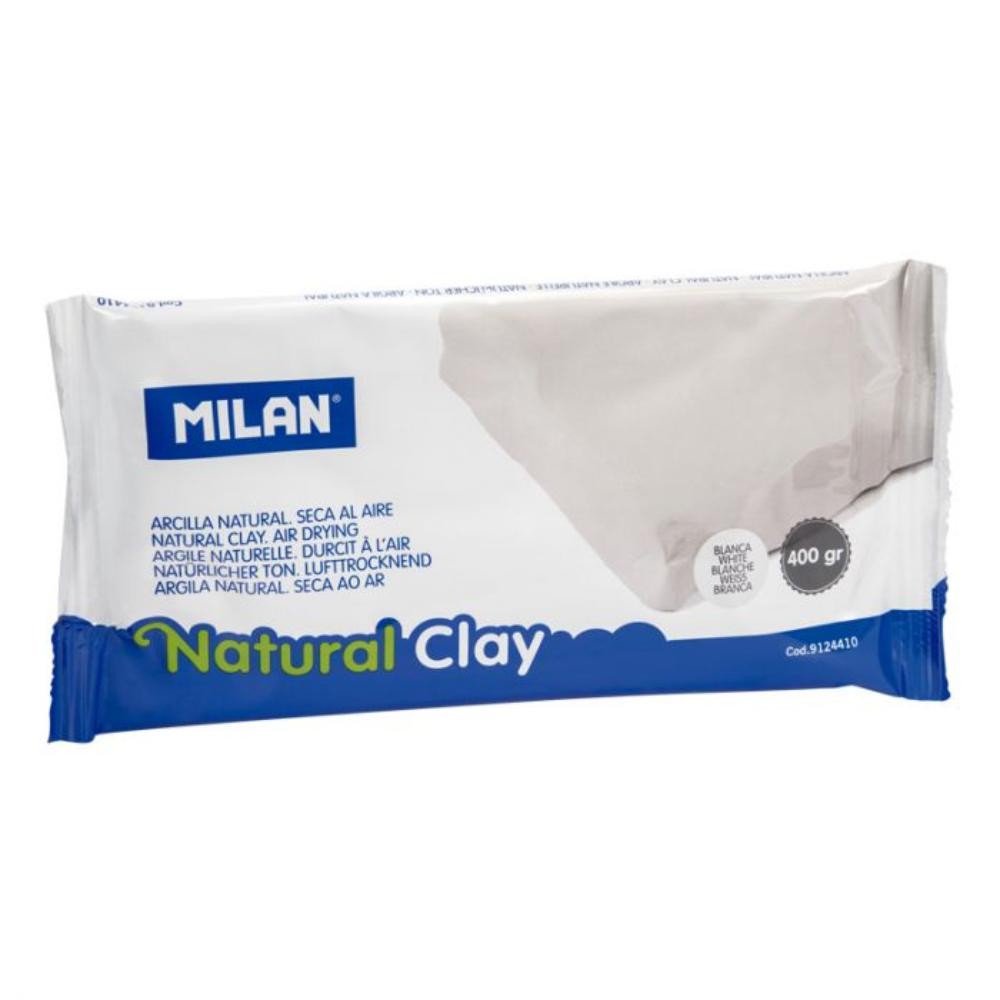 Lut Natural pentru Modelaj Milan, 400 g, Alb, Lut Modelaj, Lut pentru ...