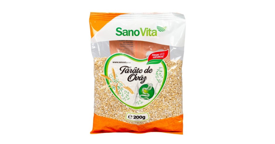Tarate de Ovaz Sano Vita, 200g, Cereale Sano Vita, Cereale din Ovaz ...