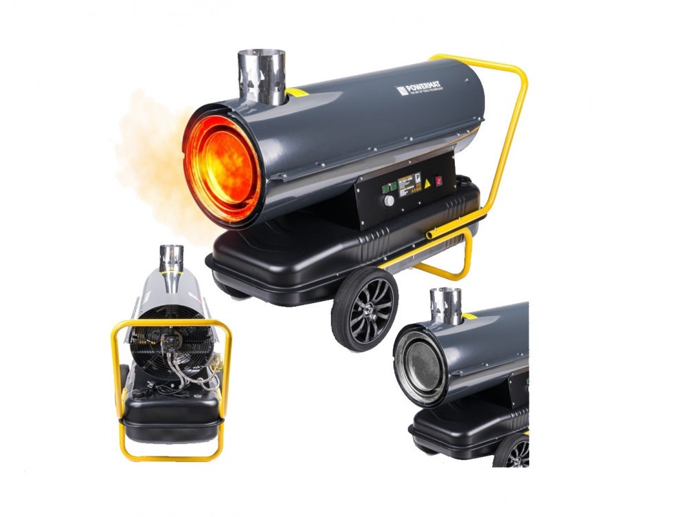 Incalzitor industrial Diesel automat cu afisaj LCD, ardere externa 65 ...