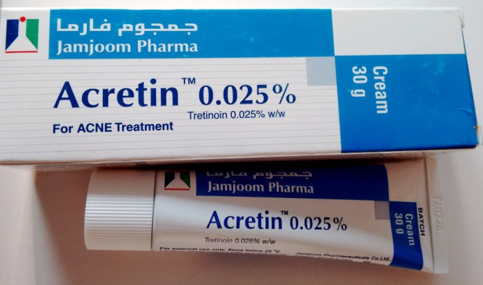 TRETINOIN 0.025% Acretin Retin-A Retinol Riduri Acnee Tretinoina Airol ...