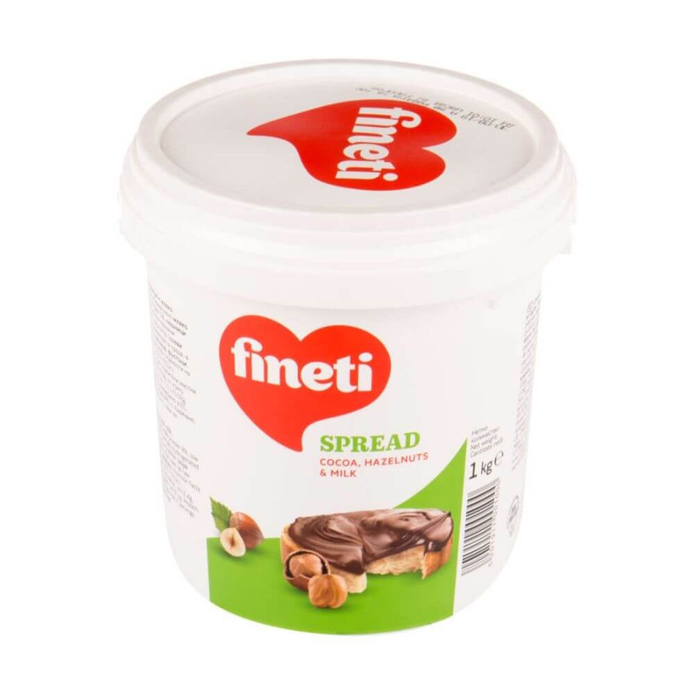Crema de Ciocolata Tartinabila Fineti Spread, 1 Kg, Aroma Alune de ...