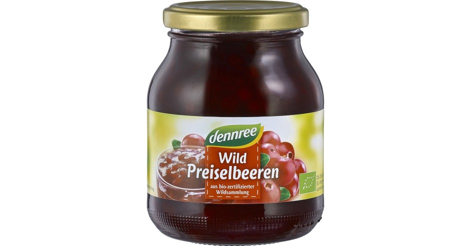 Gem de merisoare bio, 615 g, Dennree | Okazii.ro