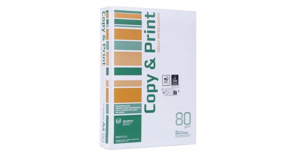 Hartie A4 80g/mp, Top 500 Coli - Copiator/Imprimanta, Alba, Calitate ...