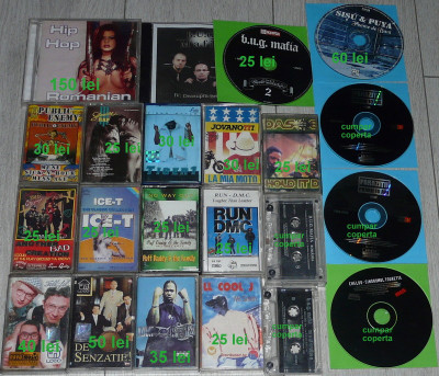 Caseta Public Enemy,BUG Mafia,Jovanotti,CD Hip Hop Romania, Rap, 39 ...