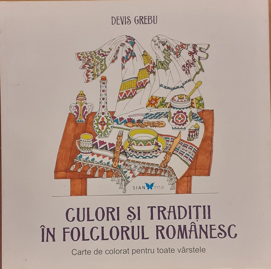 Culori si traditii in folclorul romanesc Carte de colorat pentru toate ...