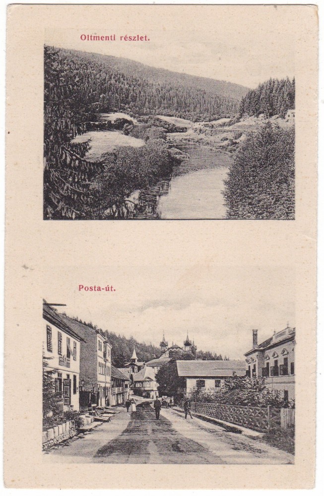 #2393- Romania, Borszek, Borsec Bai carte post. necirculata: Str ...